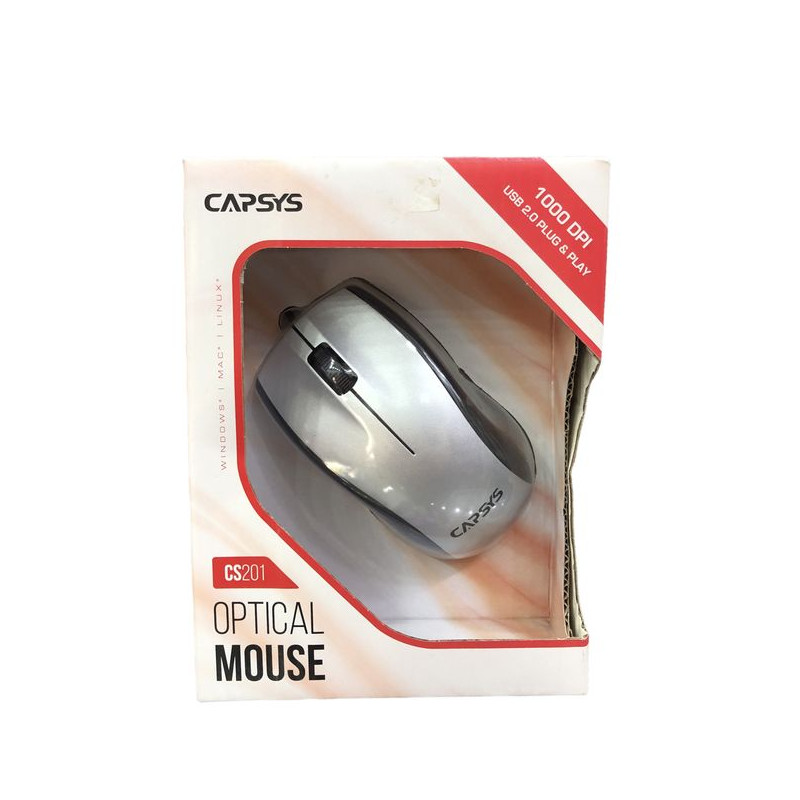 SOURIS USB CAPSYS_CS201