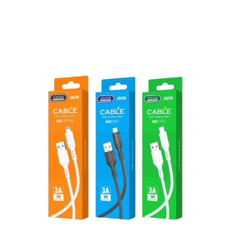 Pack 30 câbles jokade 10 de chaque (V8,TC, Iph)